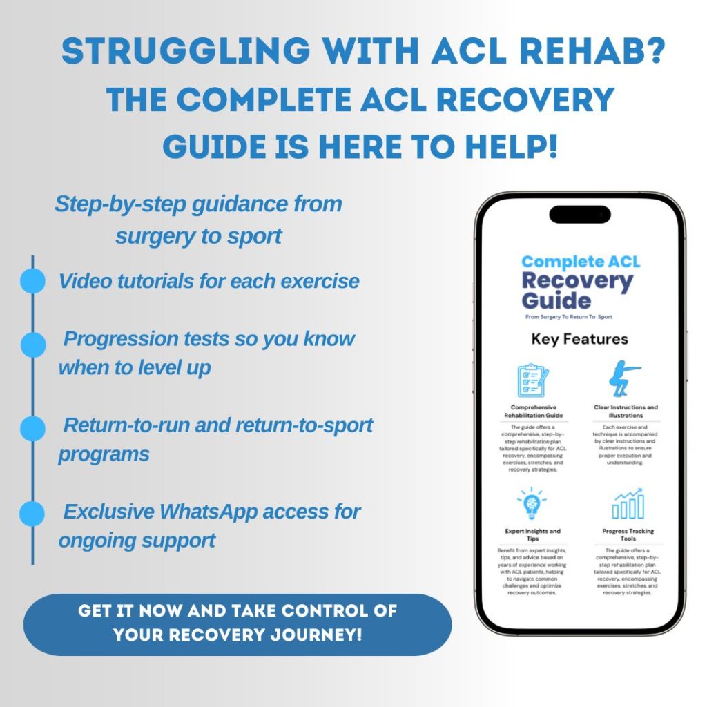 Complete ACL Recovery Guide From Surgery to Sport - Specialist Sports ...